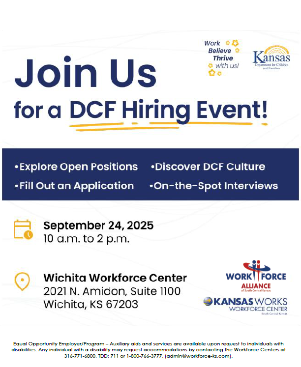Event Details DCF - Thrive with US - KANSASWORKS